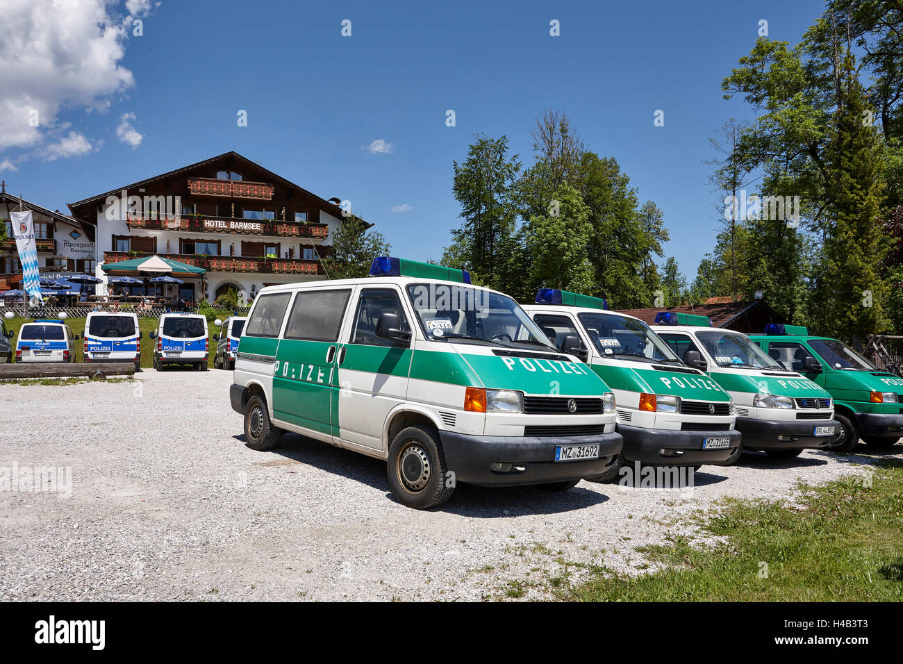 Police check, country road Stock Photo - Alamy