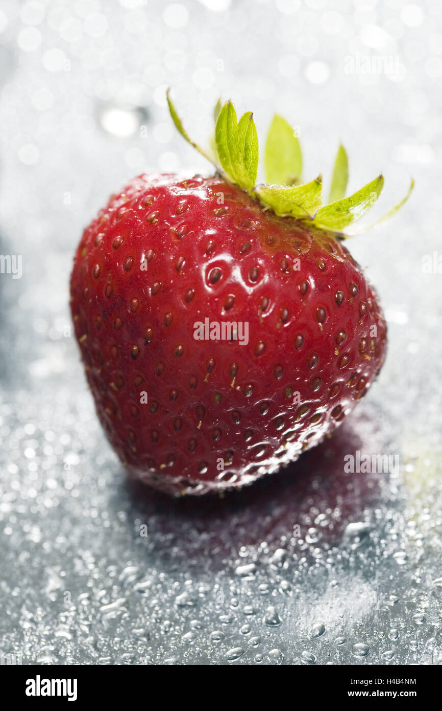 Strawberry, washed, close up Stock Photo - Alamy