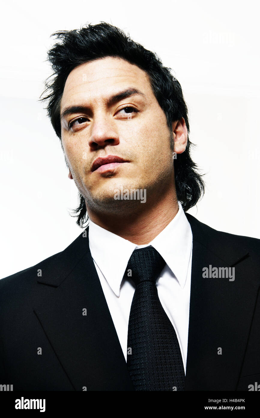 Man, young, smart, suit, portrait Stock Photo - Alamy