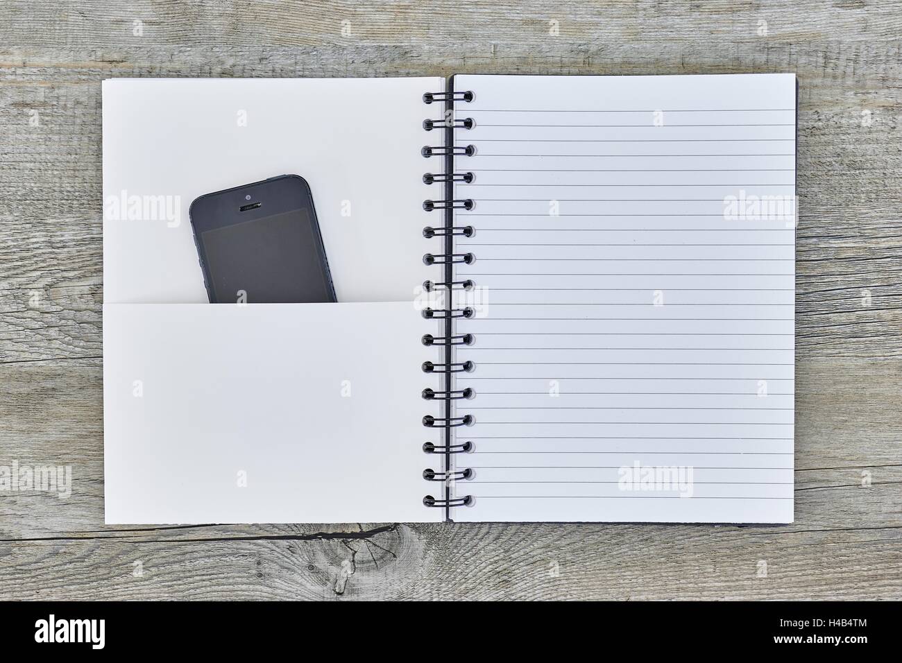 A close up shot of a notebook writing pad Stock Photo - Alamy