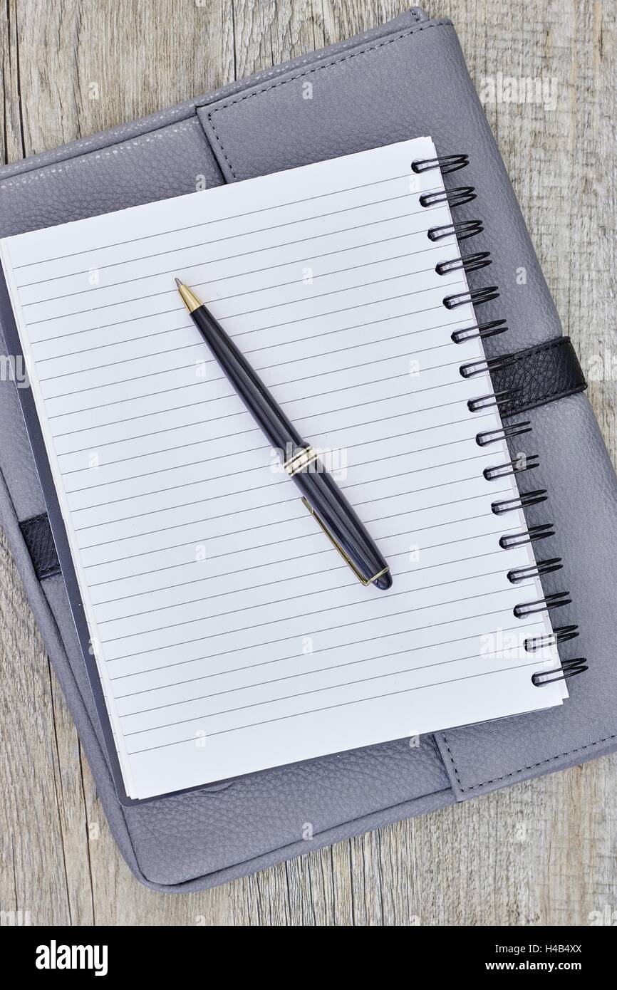 A close up shot of a notebook writing pad Stock Photo - Alamy