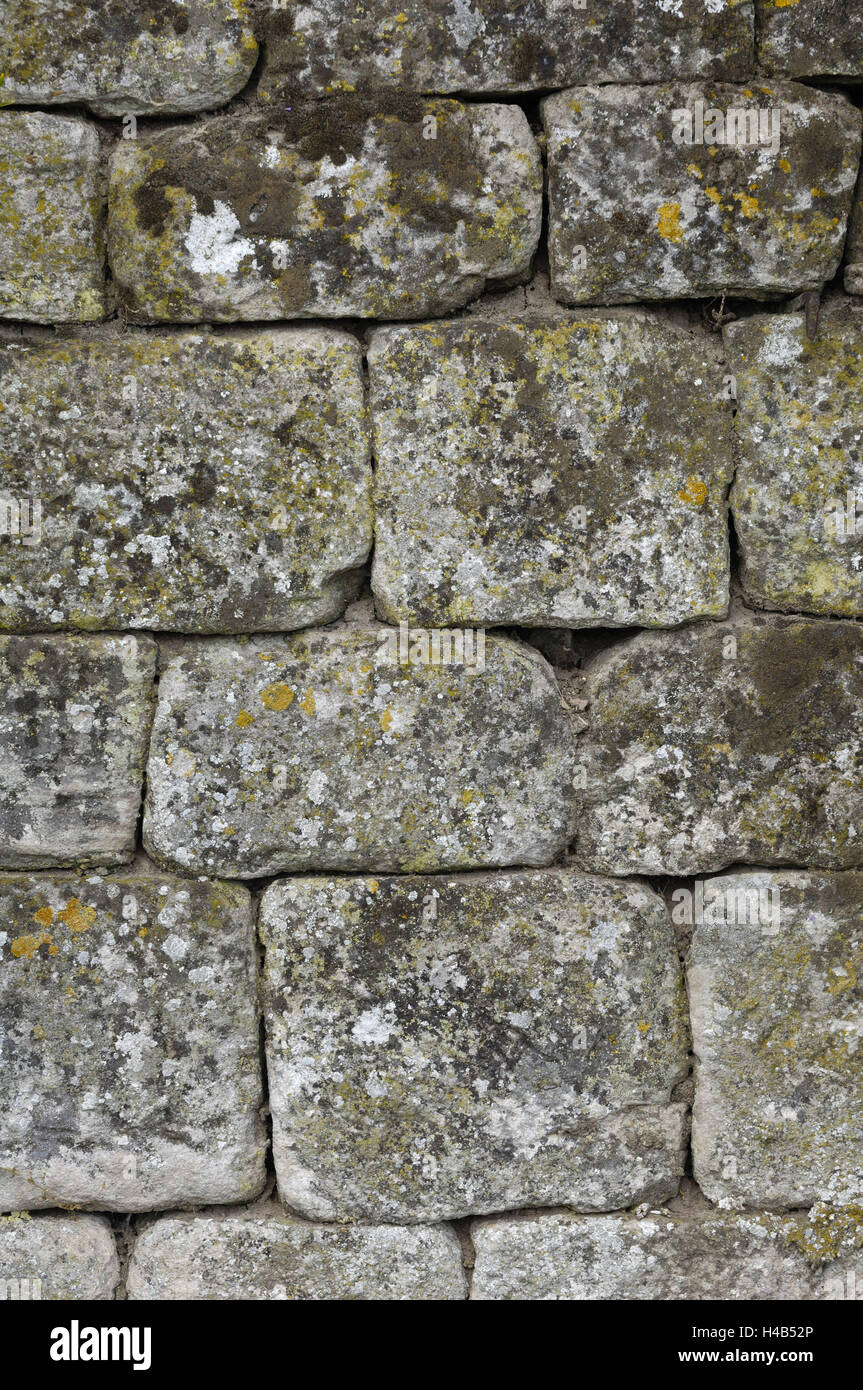 Dry defensive wall, medium close-up, detail Stock Photo - Alamy