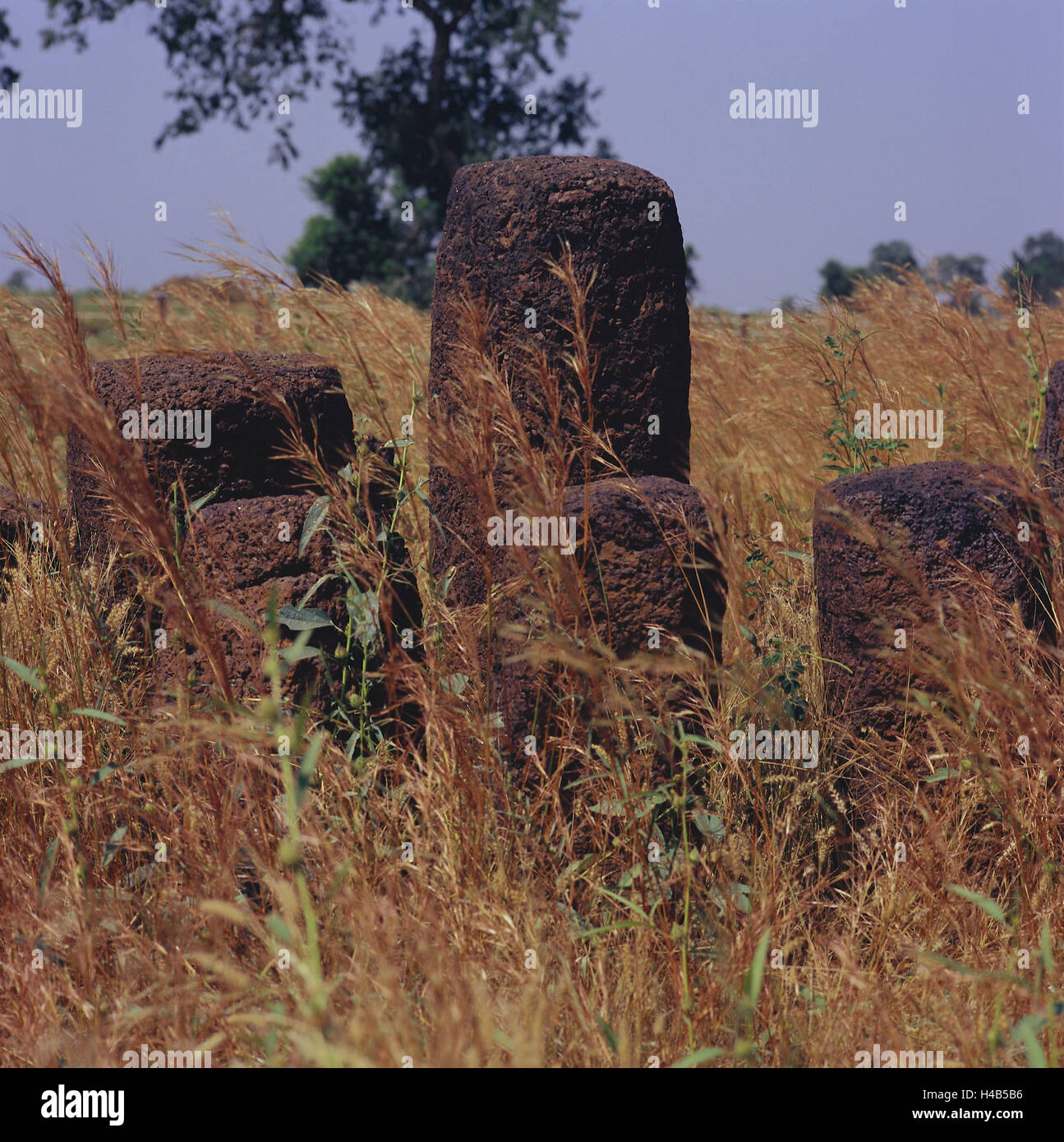 Senegal, Kaolack, Sine Ngayene, stone circles, megalithically, Africa ...