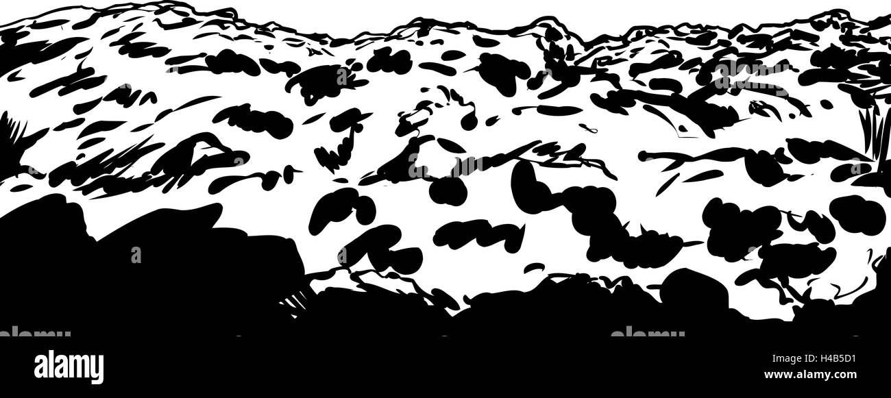 Garbage cartoon illustration Black and White Stock Photos & Images - Alamy