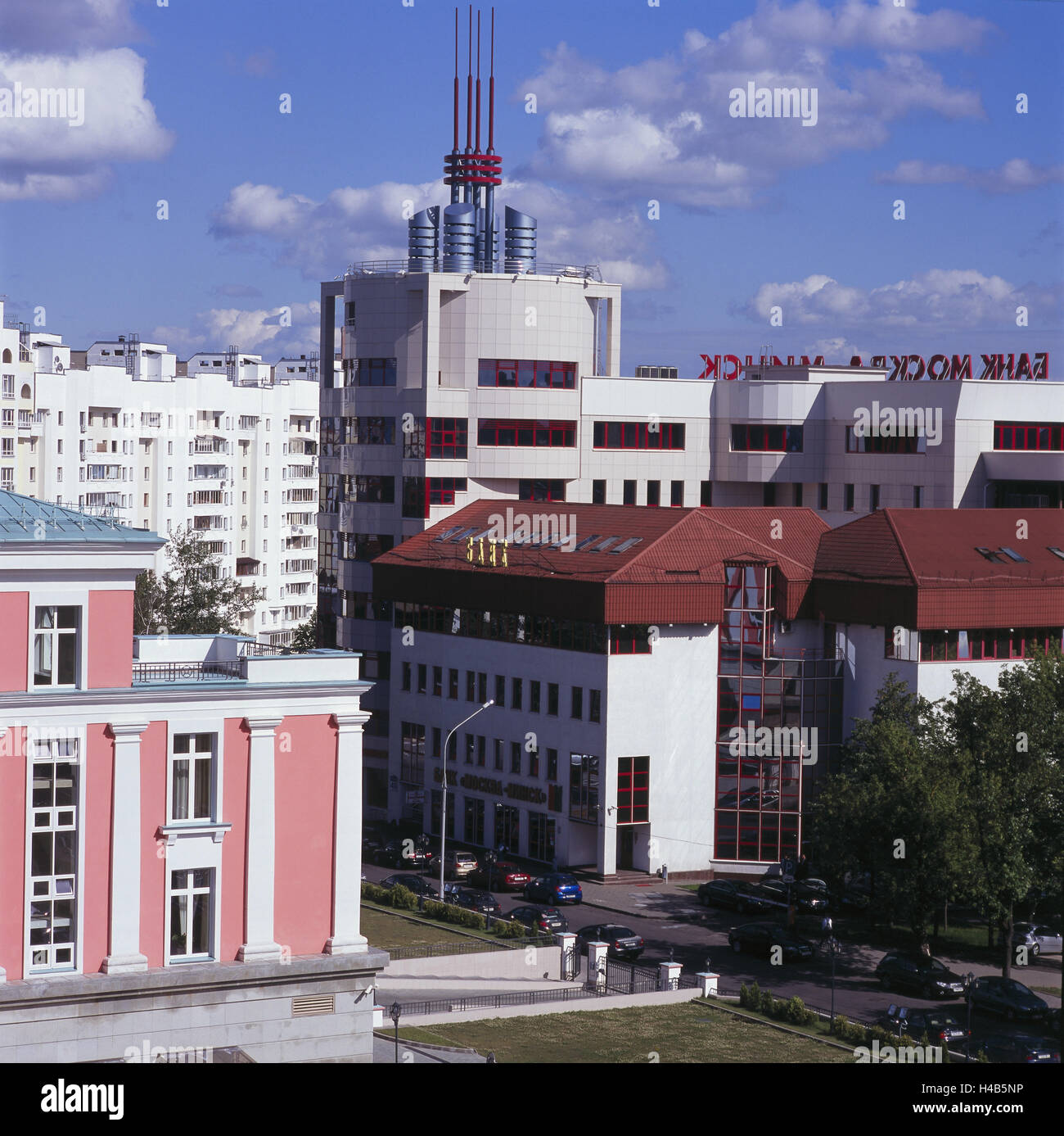 Byelorussia, Minsk, townscape Stock Photo - Alamy