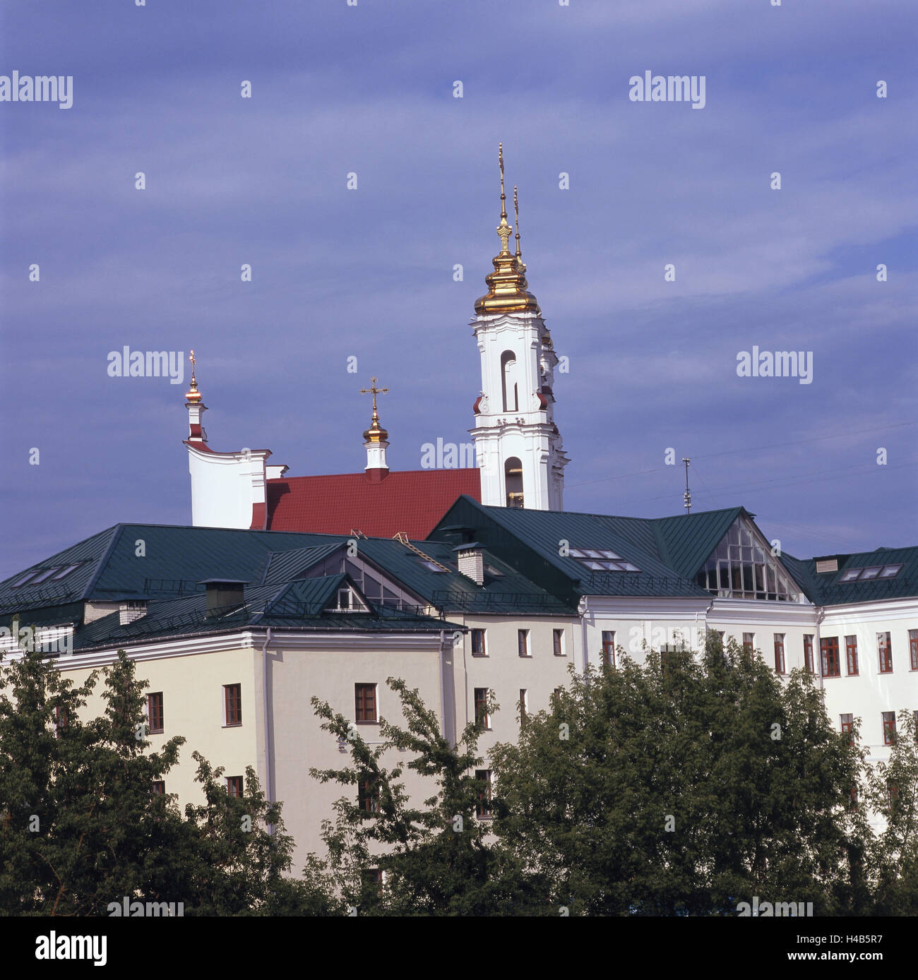 Byelorussia, Wizebsk, townscape, church Stock Photo - Alamy