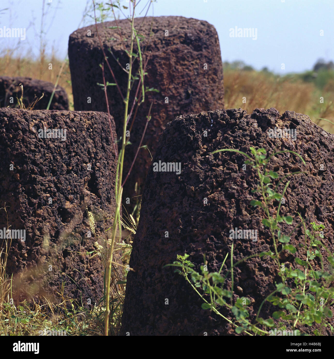 Senegal, Kaolack, Sine Ngayene, stone circles, megalithically, Africa ...