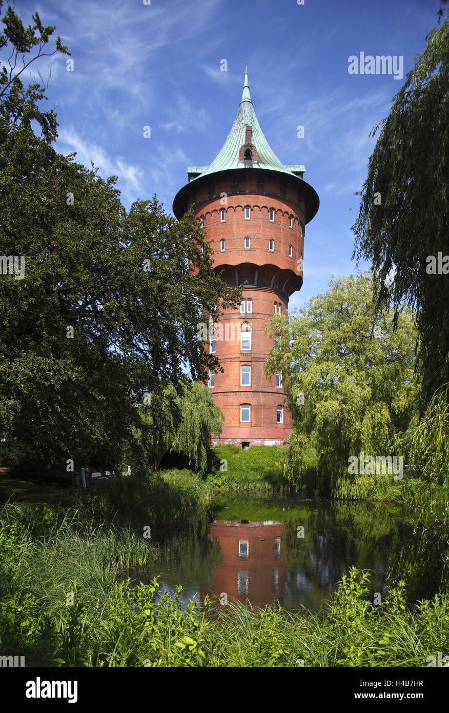 Germany, Lower Saxony, Cuxhaven (town), historic water tower Stock ...