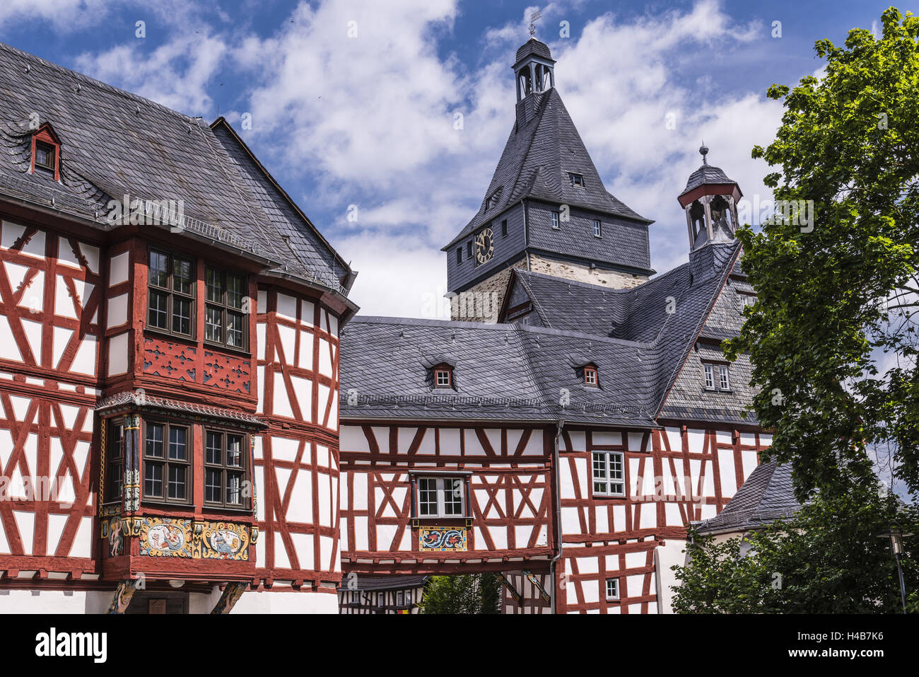 Germany Taunus German Timber Frame Road Stock Photos & Germany Taunus ...