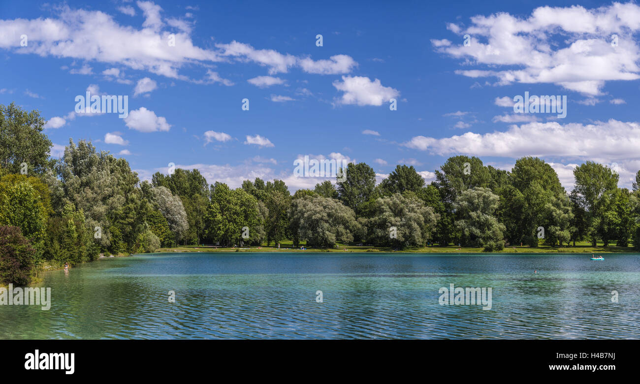 Germany, Bavaria, Upper Bavaria, Munich, Karlsfeld, Karlsfelder See ...