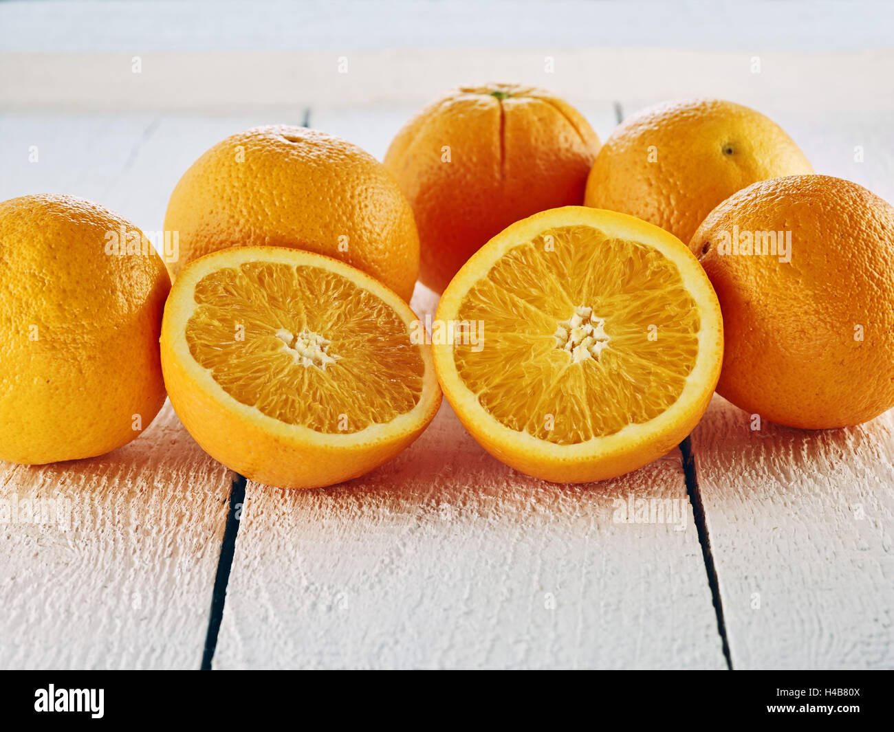 Orange, wood, board, white, harvest, fruit, citrus fruits Stock Photo ...