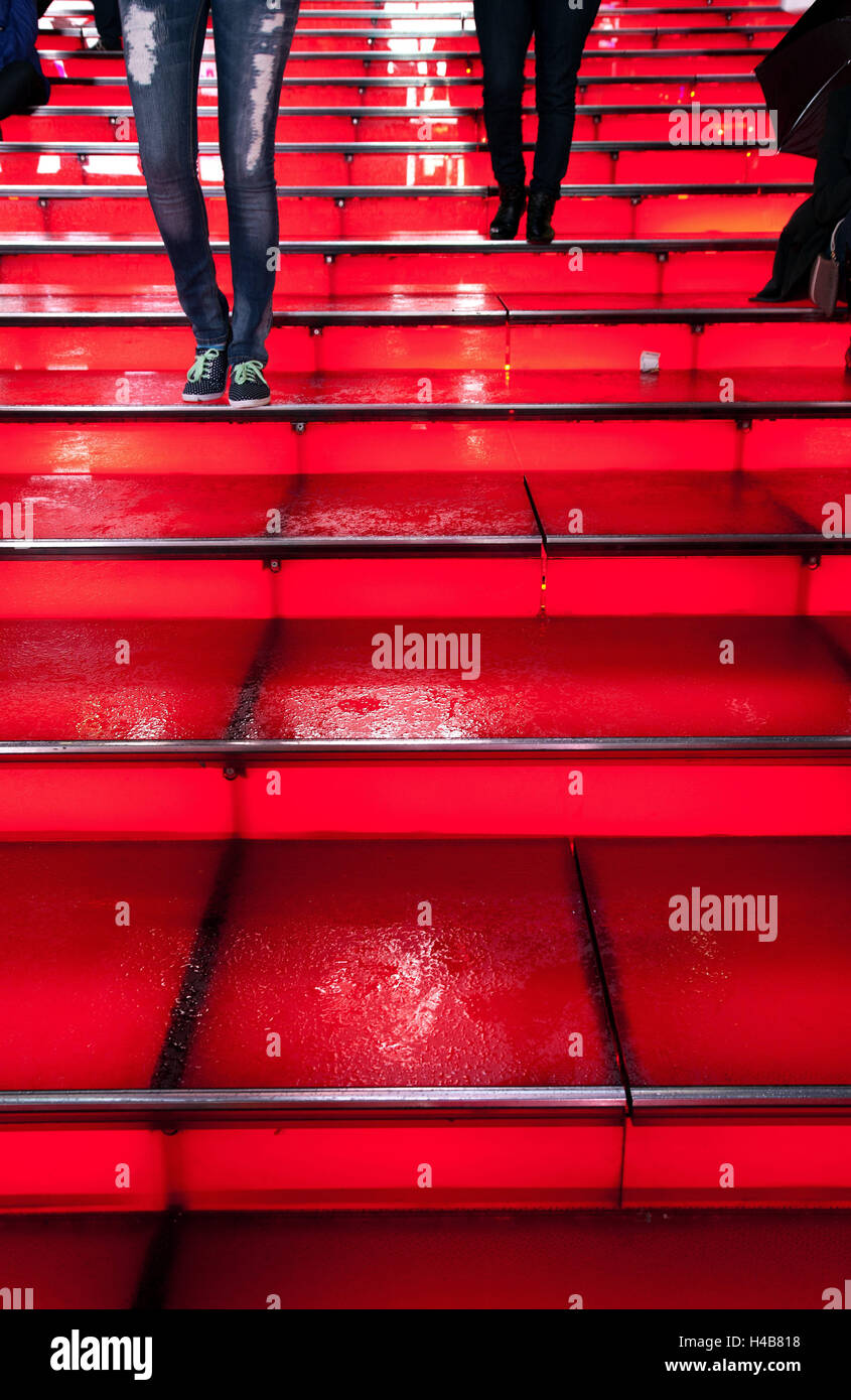 Stairs times square new york hi-res stock photography and images - Alamy