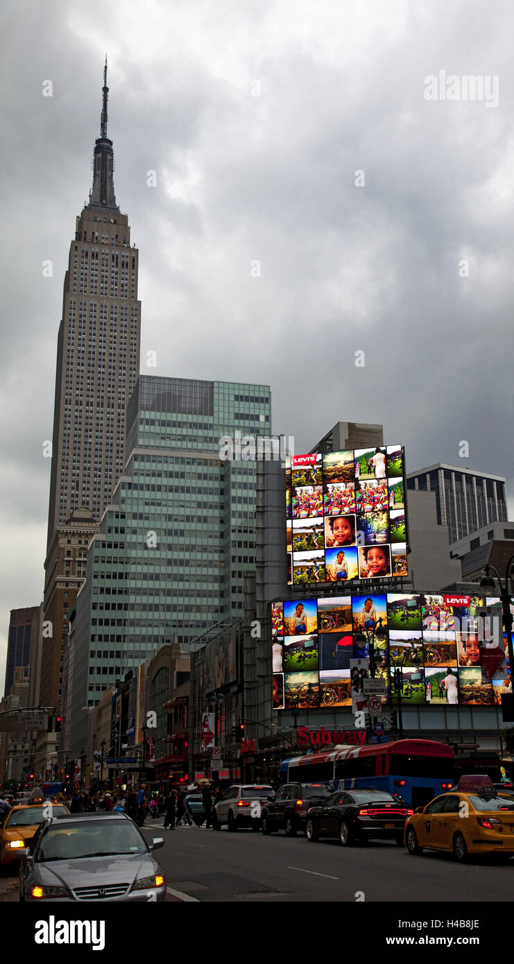 USA, New York City, architecture, high rises, skyscrapers Stock Photo ...