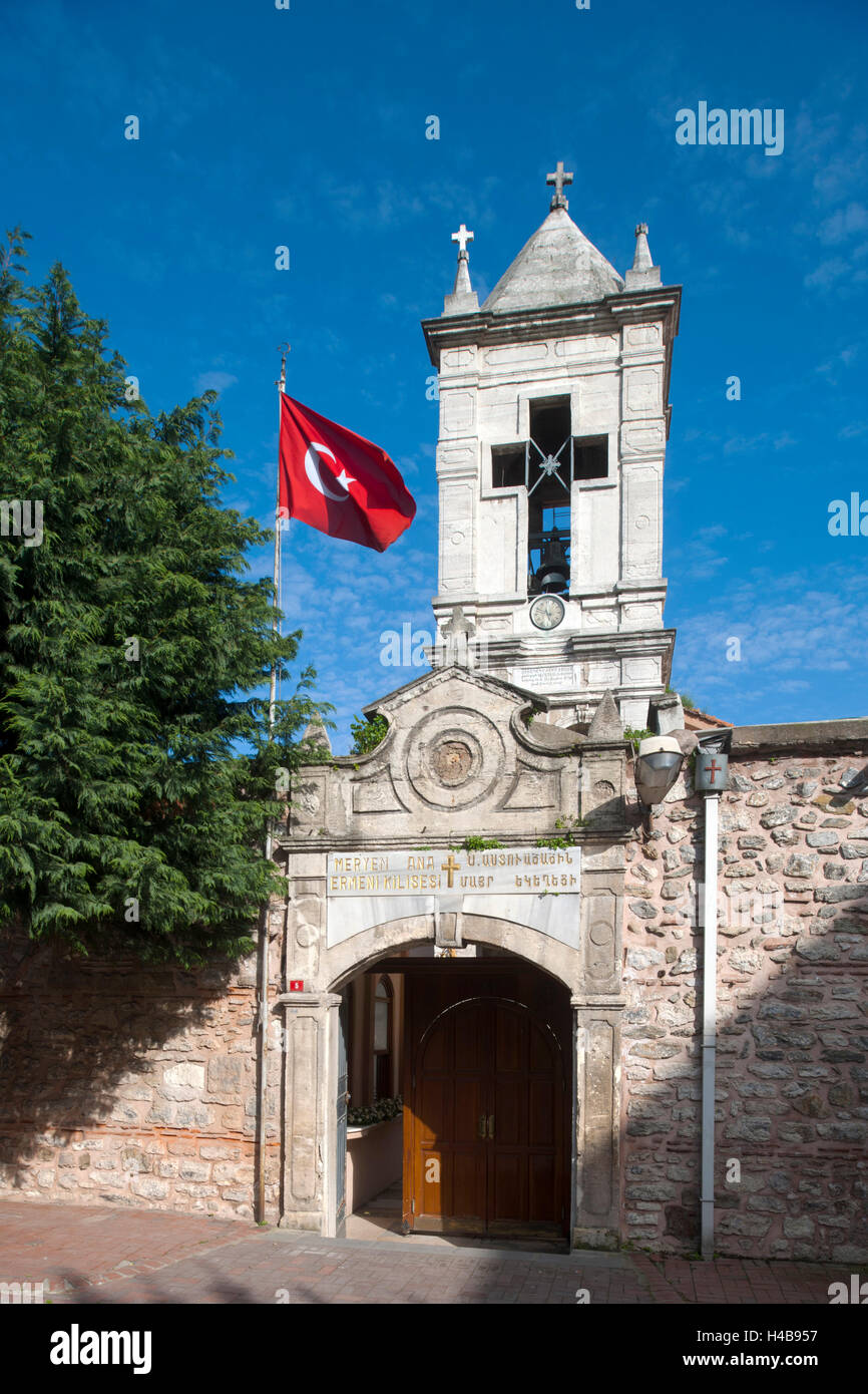Istanbul, Kumkapi, Armenian patriarchy church Surp Asdvadzadzin Stock ...