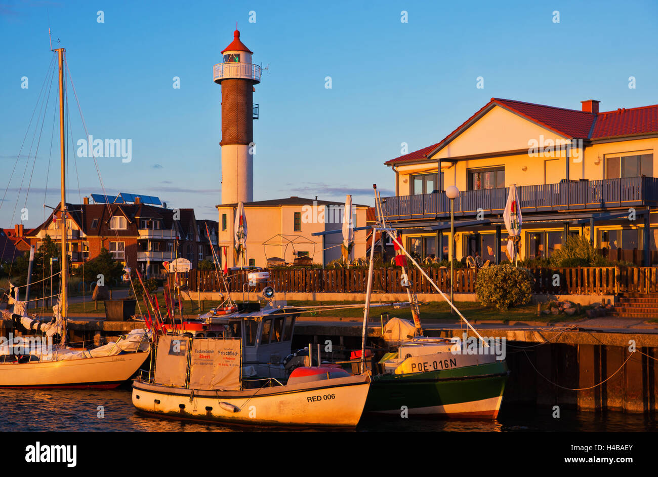 Harbour in Timmendorf, Baltic island Poel Stock Photo - Alamy