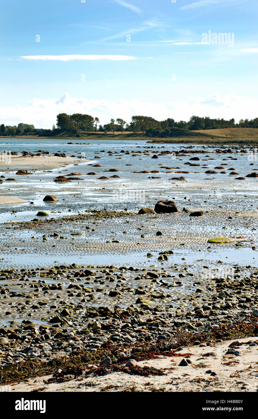 The Baltic Sea, watt, landscape, stones Stock Photo - Alamy