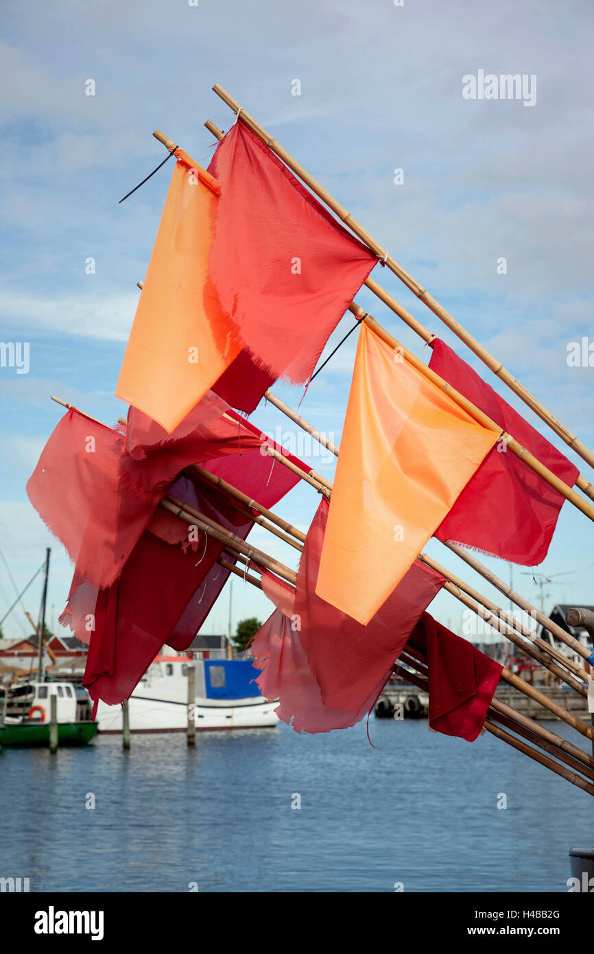 Water, flags, harbour, fishing, detail Stock Photo - Alamy