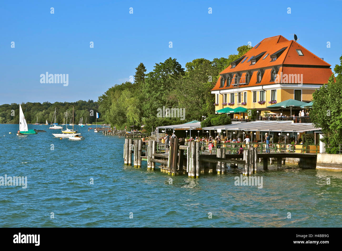 Berg castle starnberg lake germany hi-res stock photography and images - Alamy