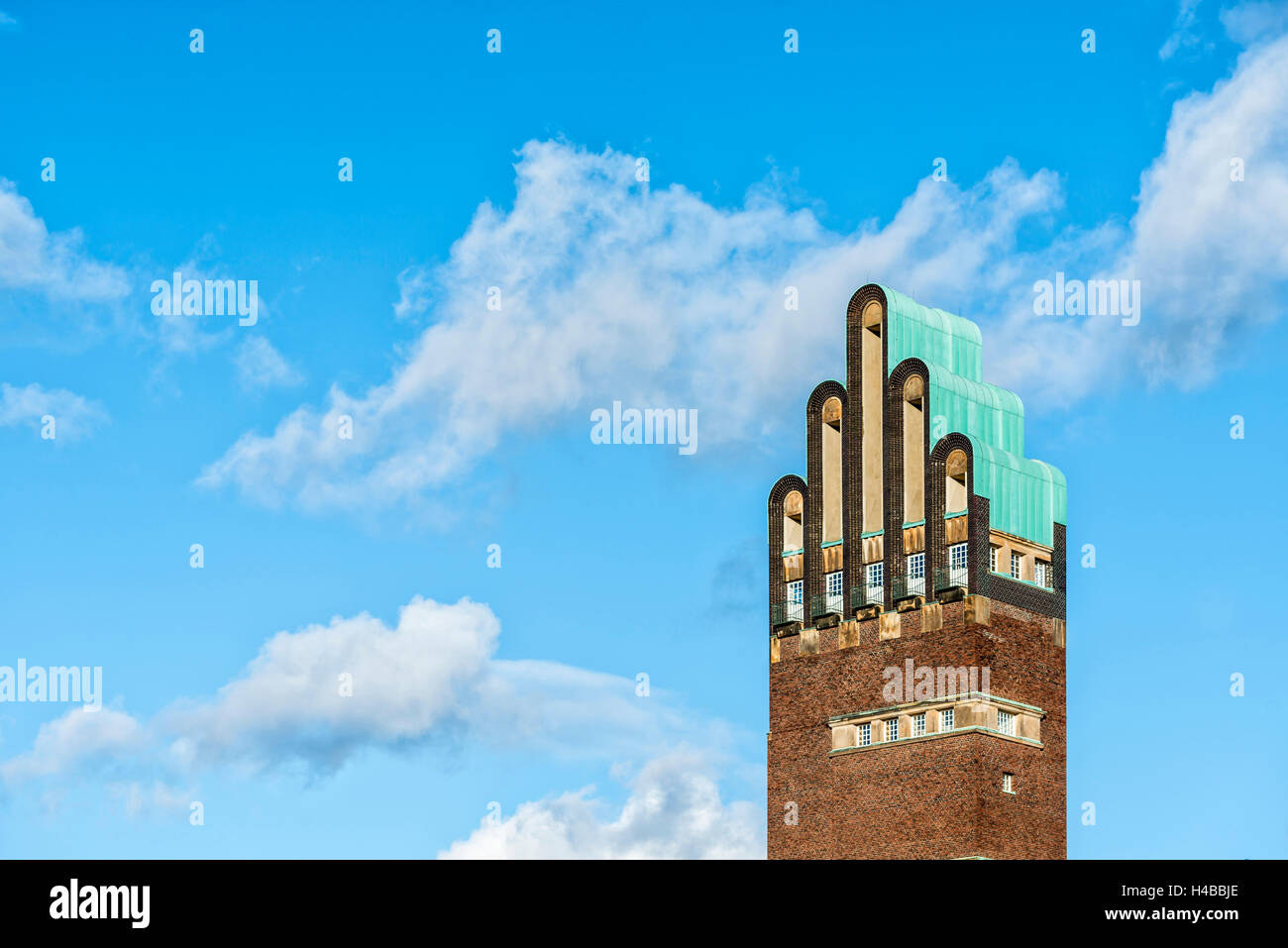 Germany, Hesse, Darmstadt, wedding tower on the Mathildenhöhe ...