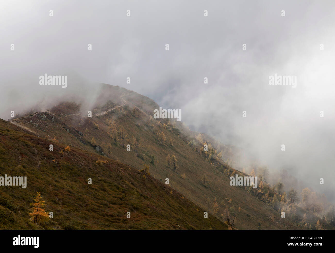 View of the Goldeck, mountaintop in Austria Stock Photo - Alamy