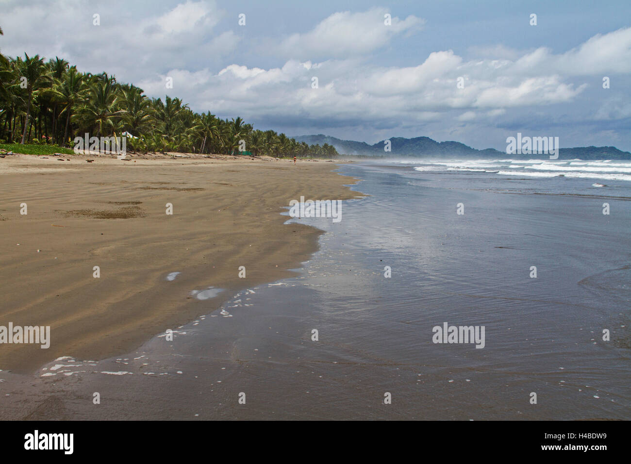 lonely beach in Costa Rica in the Atlantic Stock Photo - Alamy