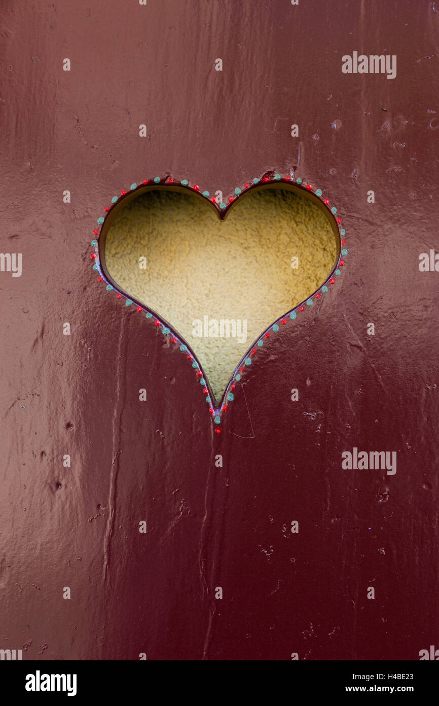 Shutter with heart Stock Photo - Alamy