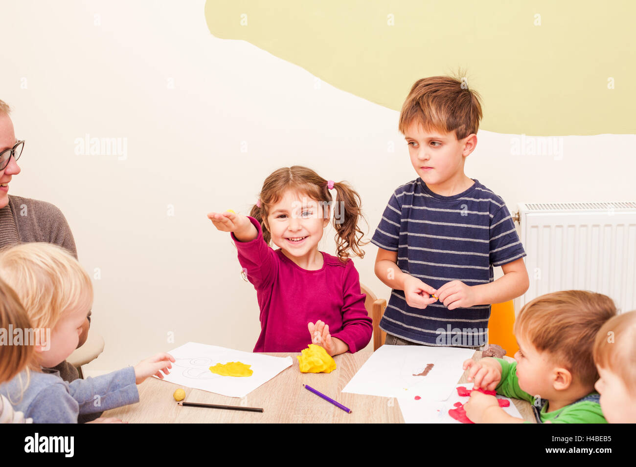 Interesting lesson modeling Stock Photo - Alamy