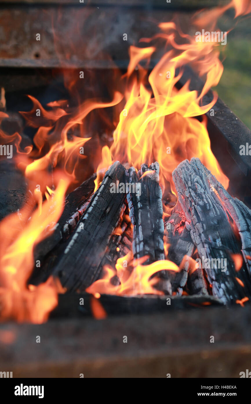 coal and fire flame Stock Photo - Alamy