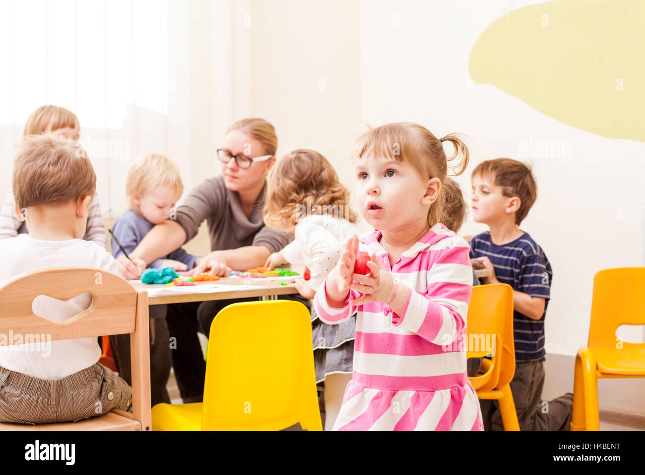 Interesting lesson modeling Stock Photo - Alamy