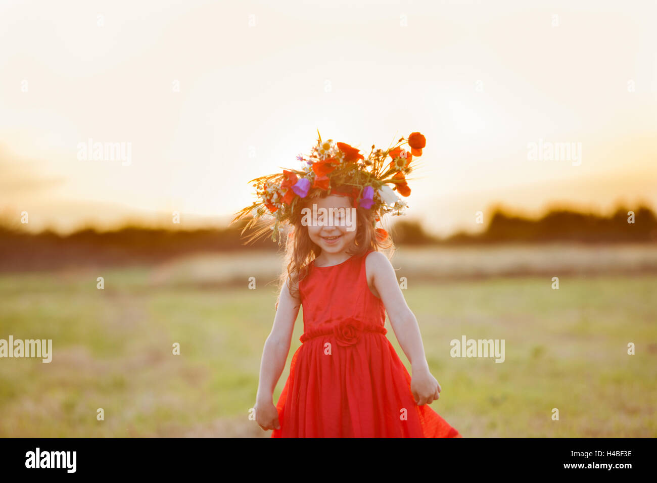 Dancing in the field Stock Photo - Alamy