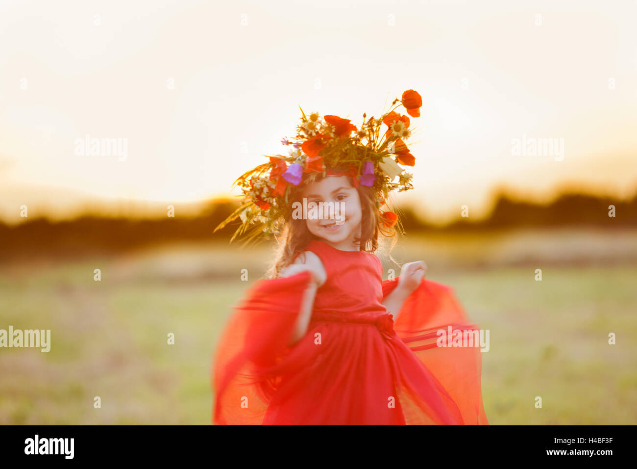 Dancing in the field Stock Photo - Alamy