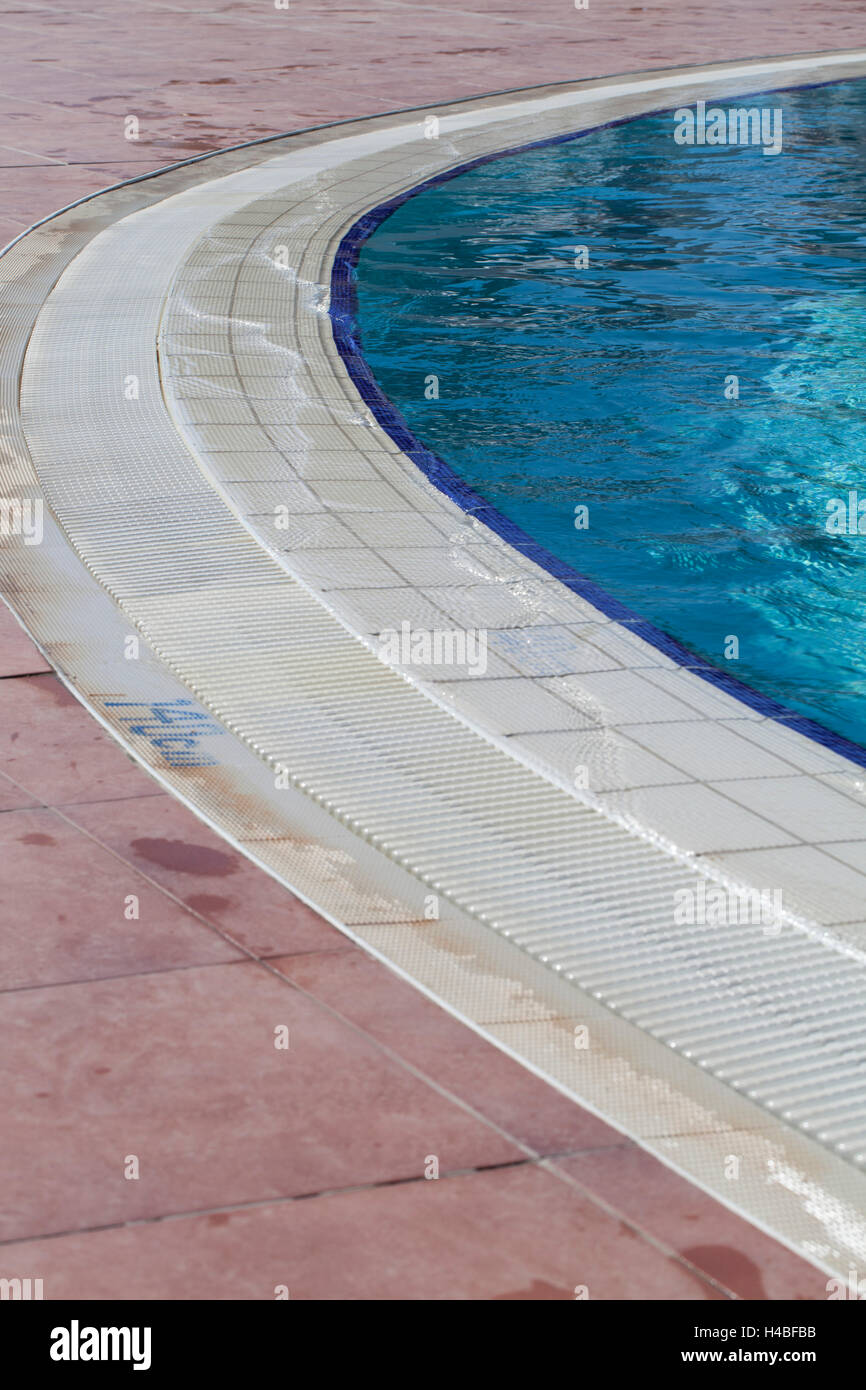 Swimming pool, pool edge Stock Photo - Alamy