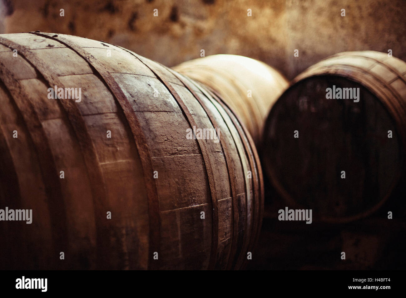 Old wine casks Stock Photo - Alamy