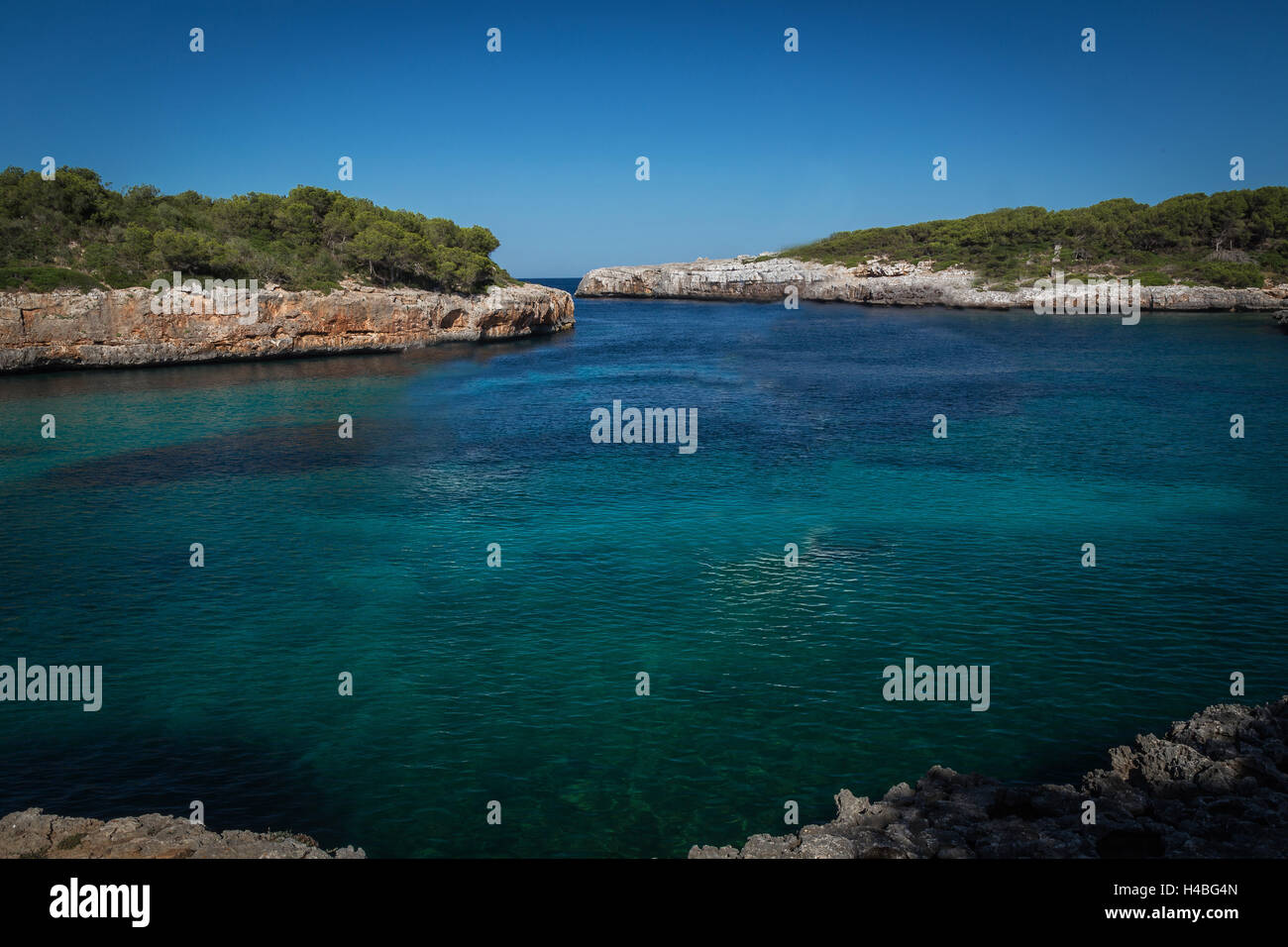 Bay in Majorca Stock Photo - Alamy