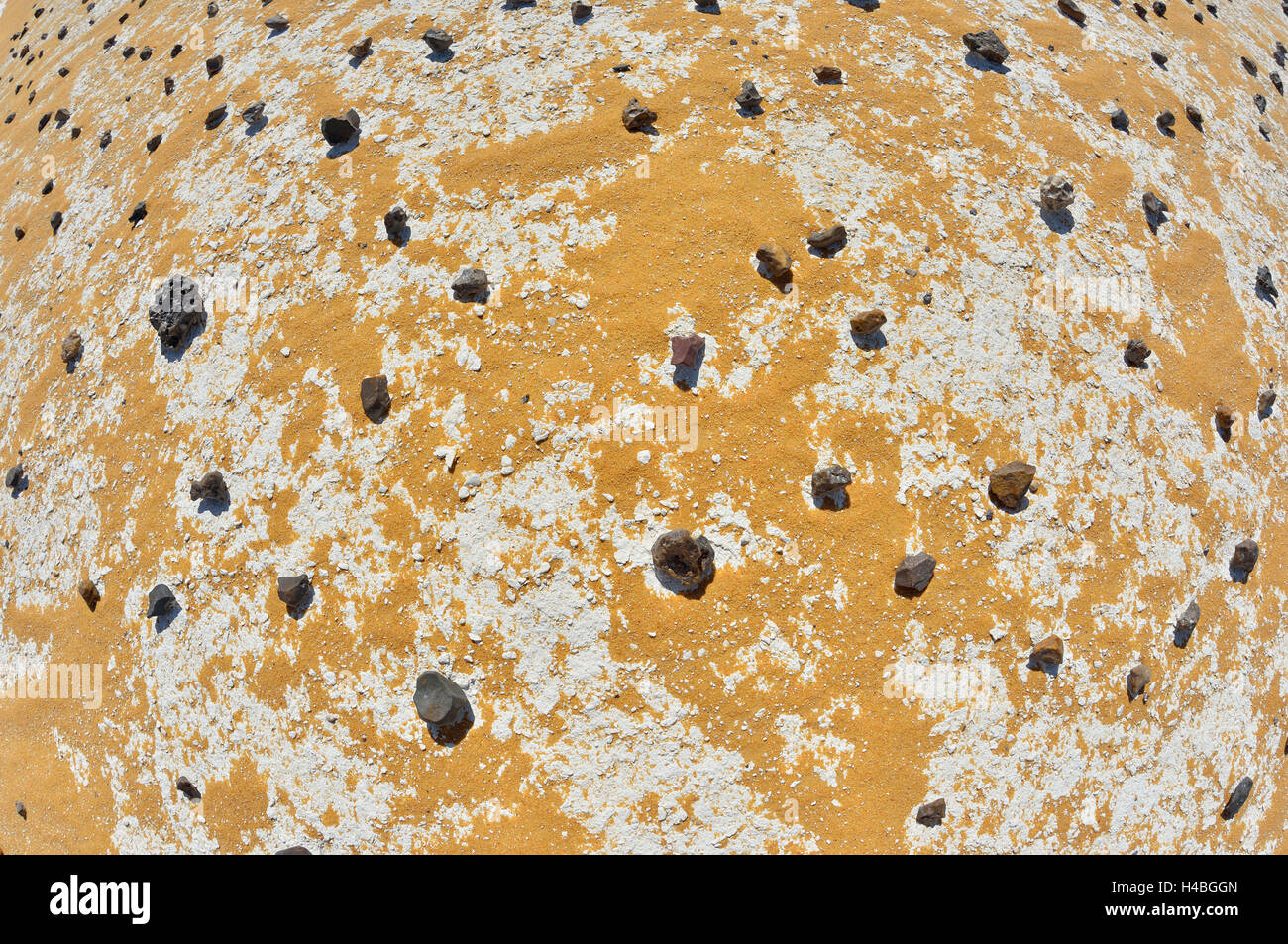 Stones on Desert Ground, Al-Wadi al-dschadid, White Desert, Libyan ...