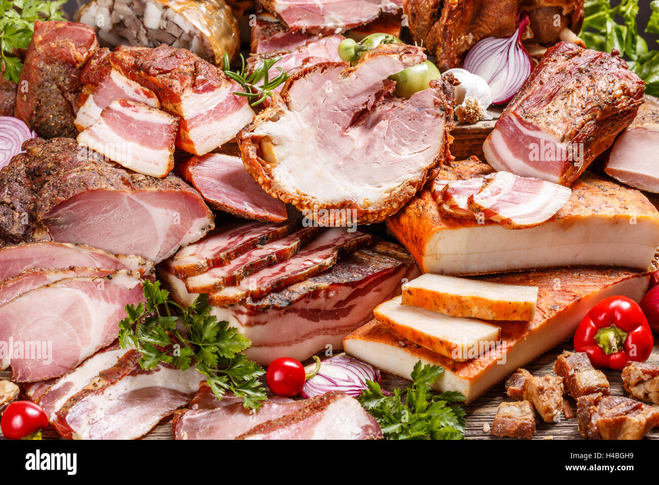 Meat pork products hi-res stock photography and images - Alamy