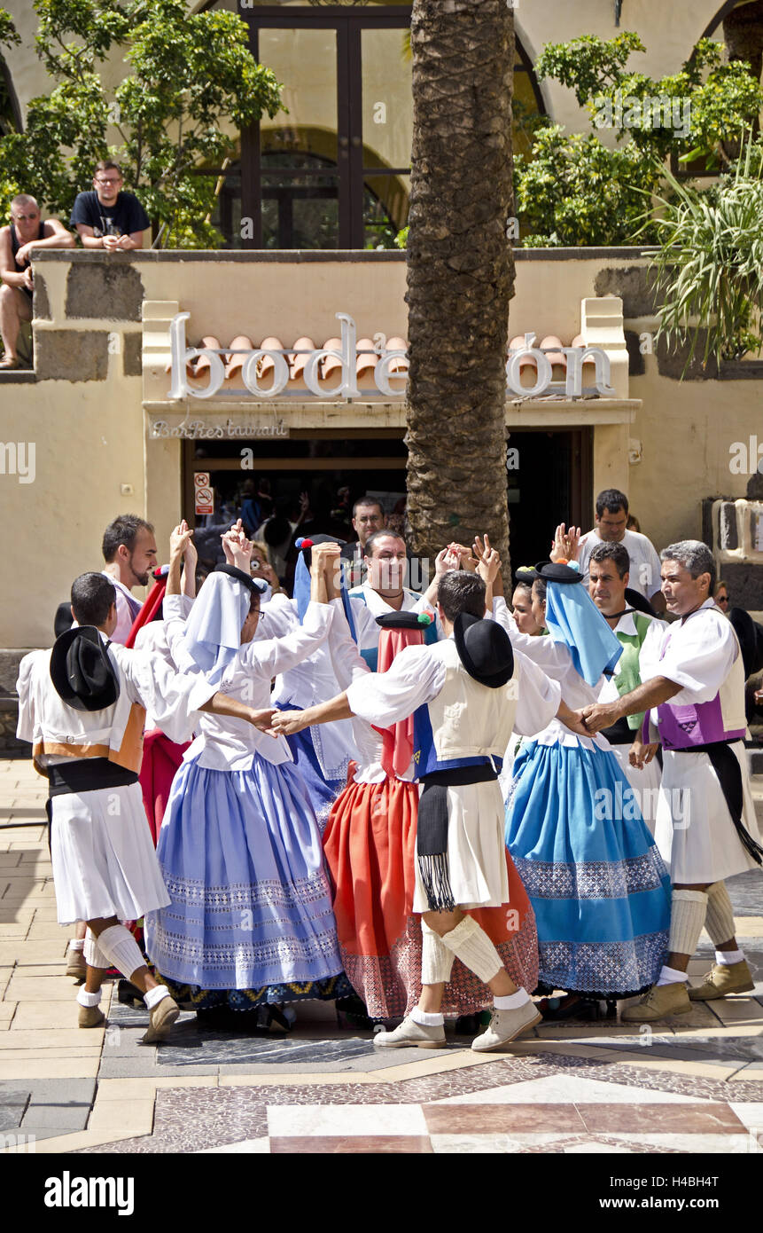 Spain, Canary Islands, Gran Canaria, Las Palmas, Canary village, 'Pueblo of Canario', folklore ...