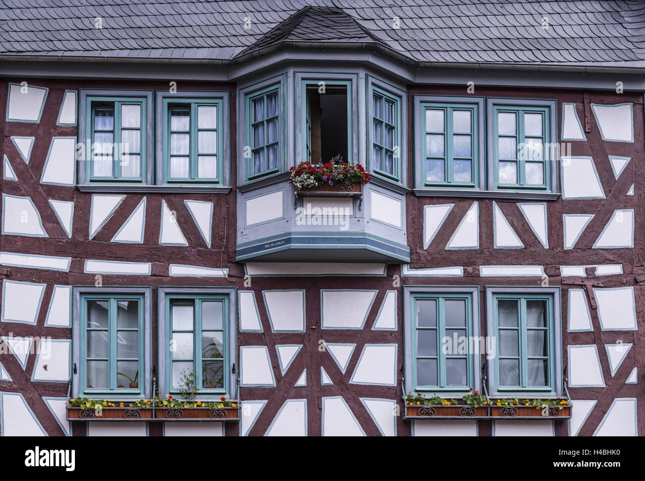 Germany, Hessen, Taunus, German Timber-Frame Road, bath Mountain Cam ...