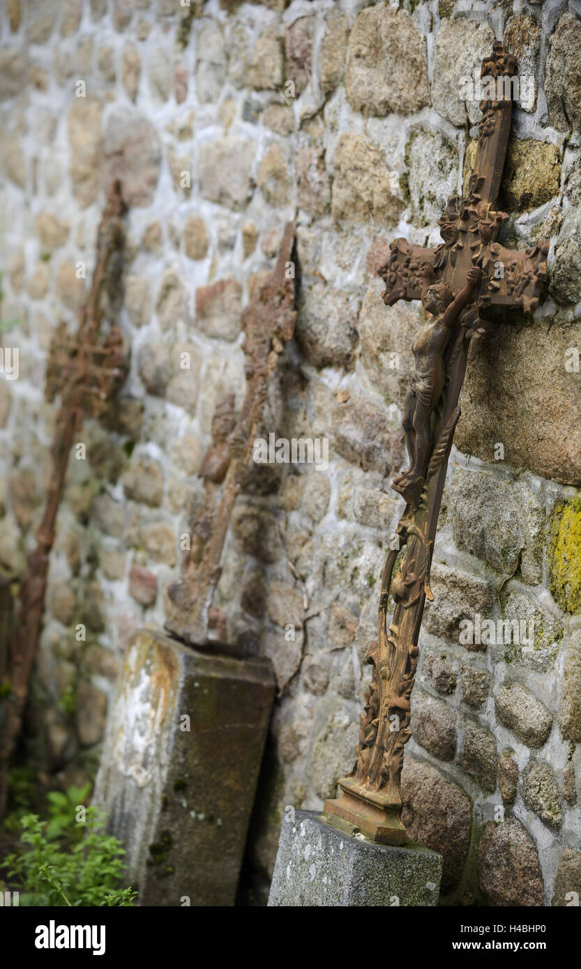 France, bass Normandy, some, cemetery of the abbey Mont Saint Michel ...