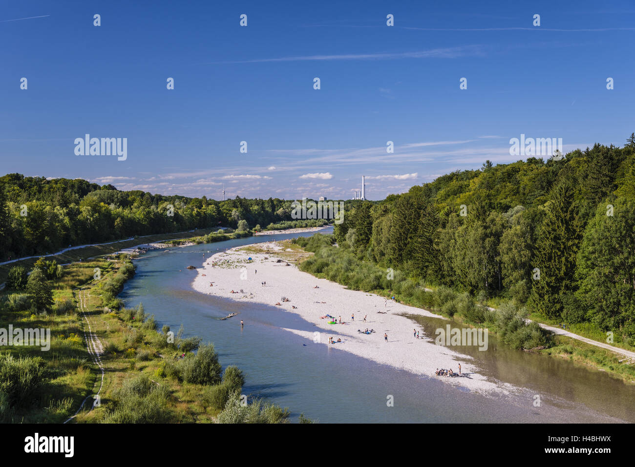 Germany, Bavaria, Upper Bavaria, Munich, Pullach in the Isar valley ...