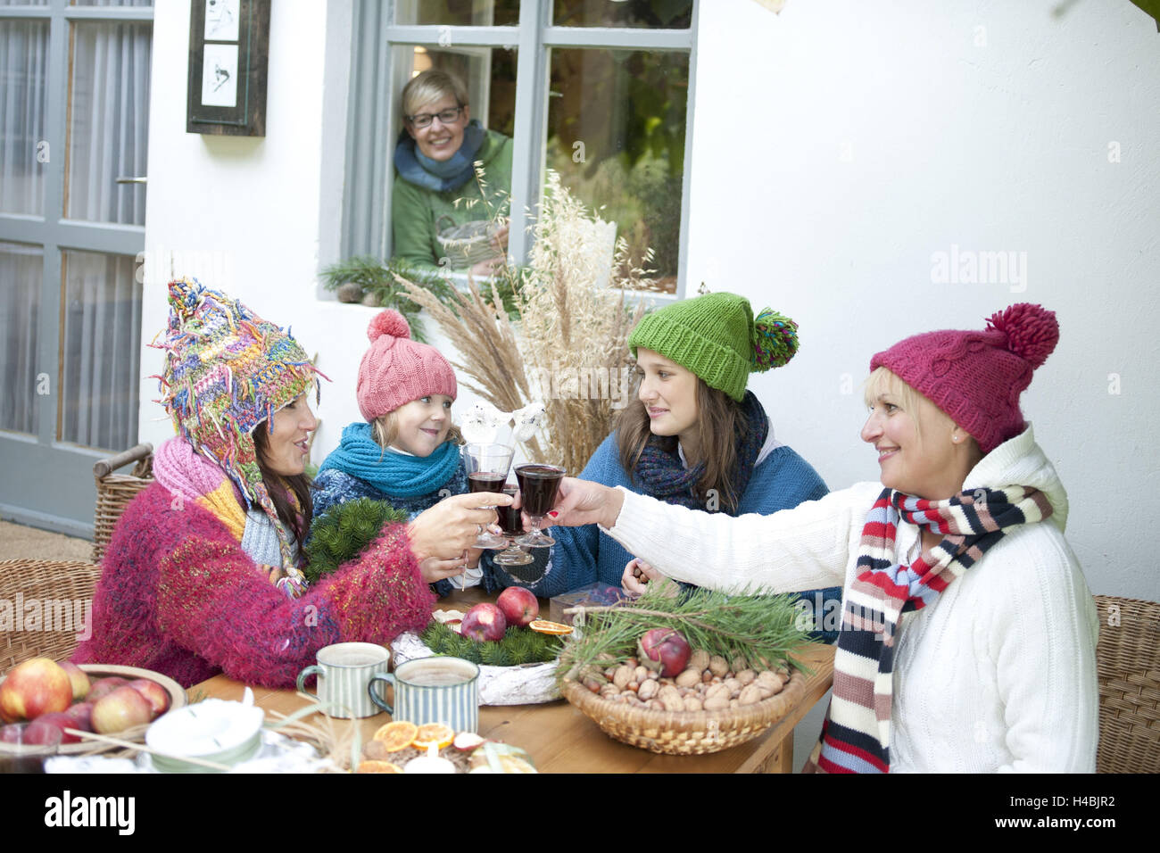 Is drinking punch on terrace hi-res stock photography and images - Alamy