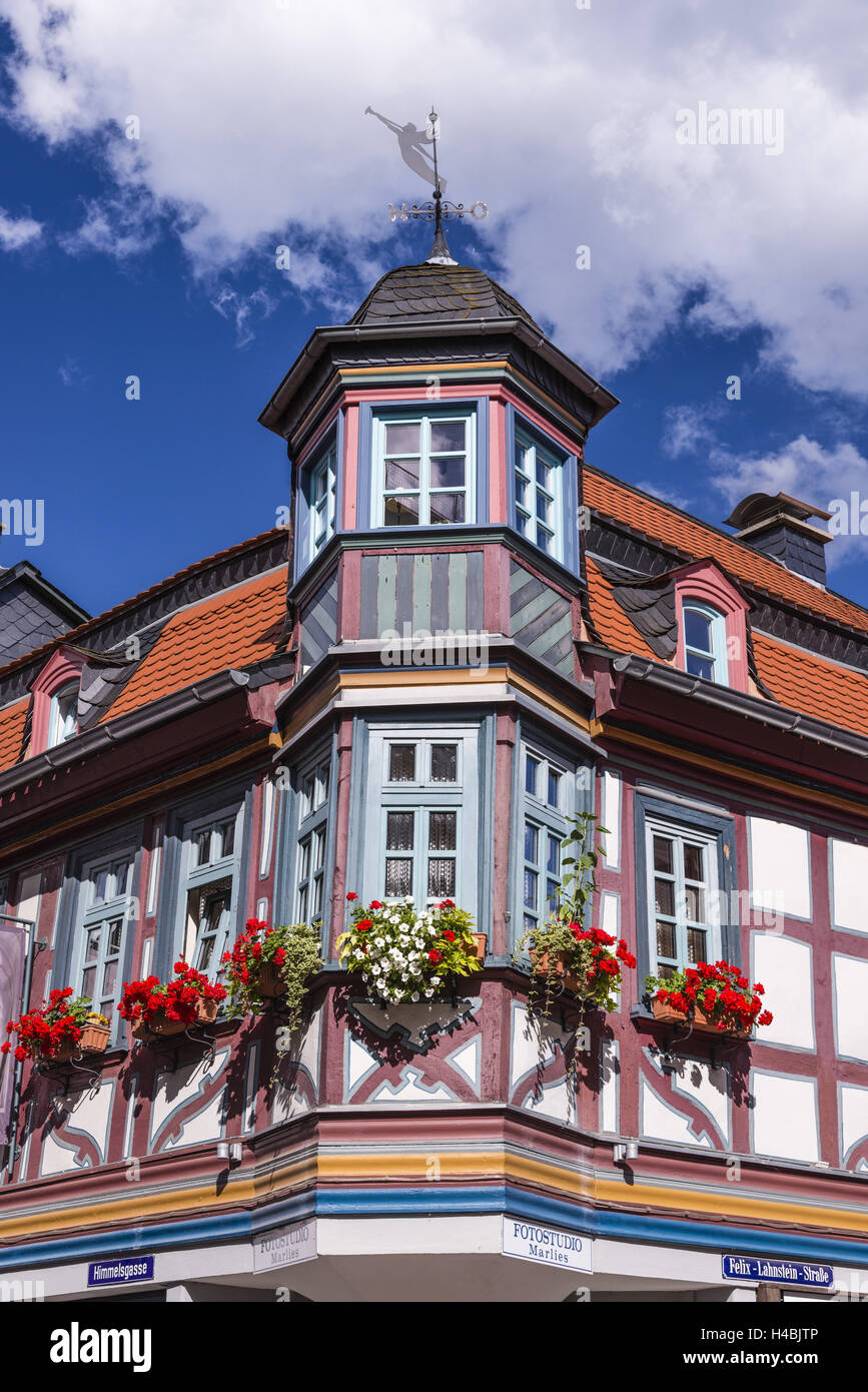 Germany, Hessen, Taunus, German Timber-Frame Road, Idstein, king's ...