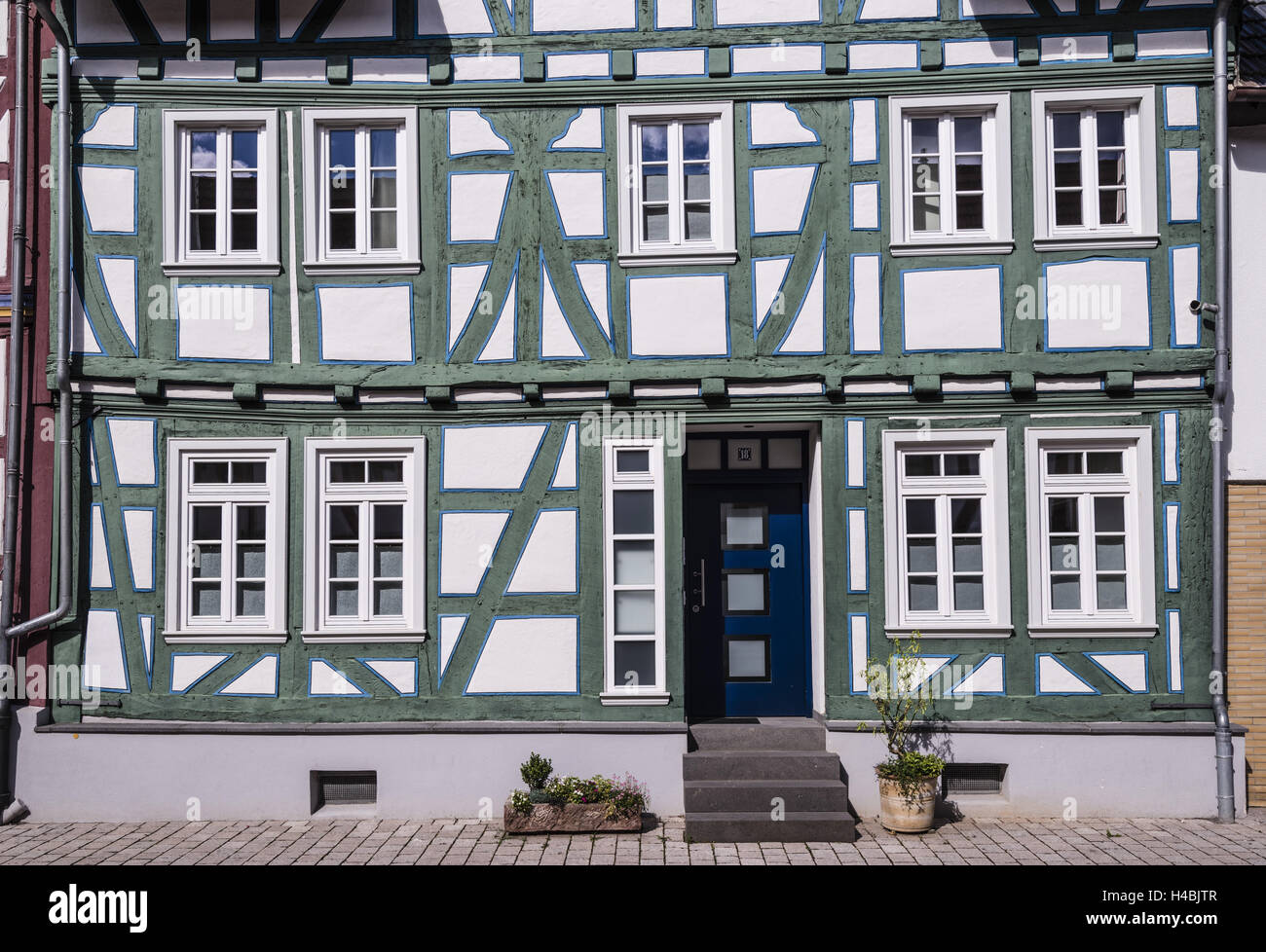 Idstein german half timbered house road hi-res stock photography and ...