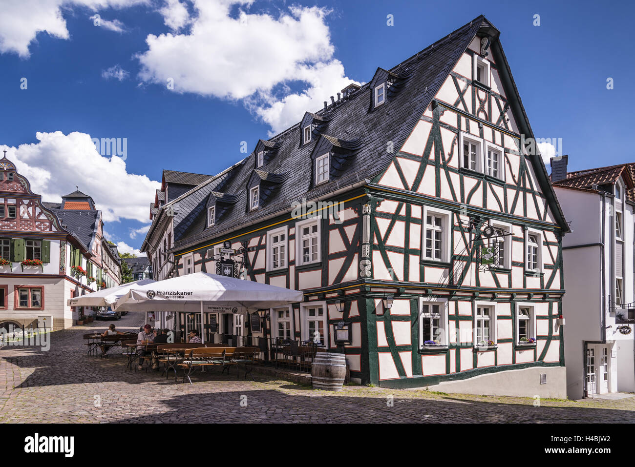 Old German Timber House Old Narrow Half Timber House Bamberg Germany