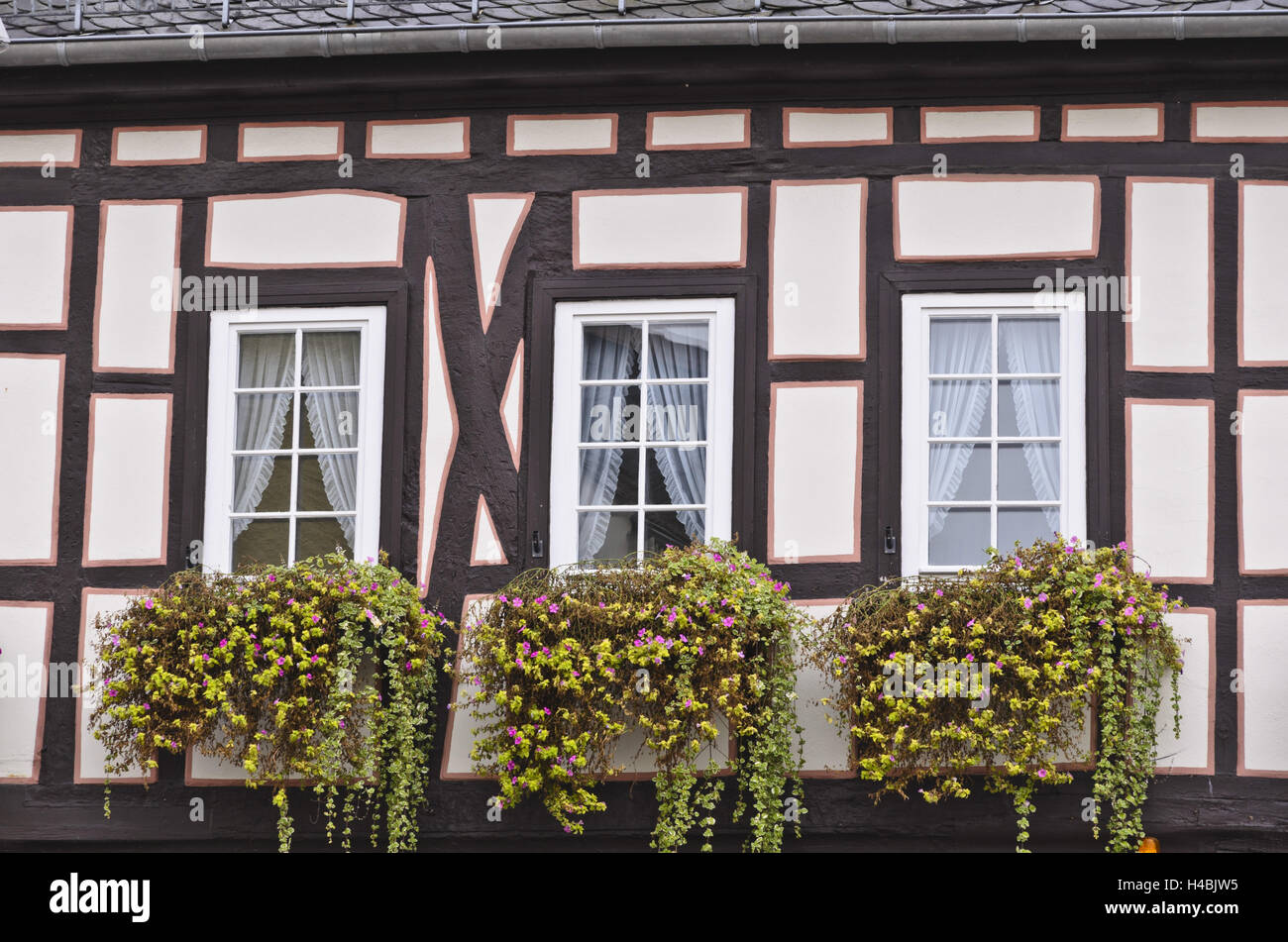 Germany, Hessen, Taunus, German Timber-Frame Road, bath Mountain Cam ...