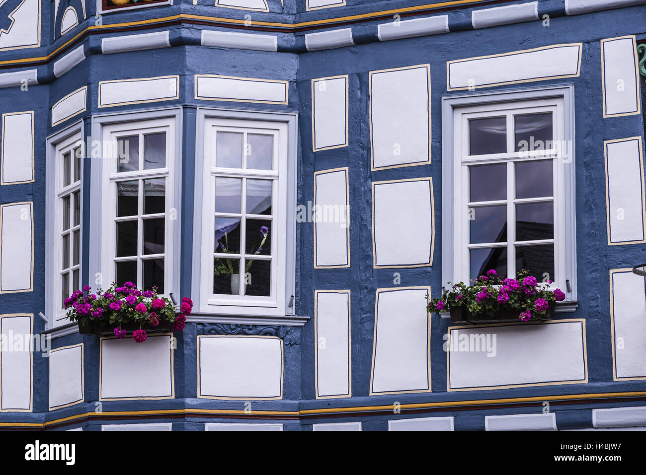 Germany, Hessen, Taunus, German Timber-Frame Road, bath Mountain Cam ...
