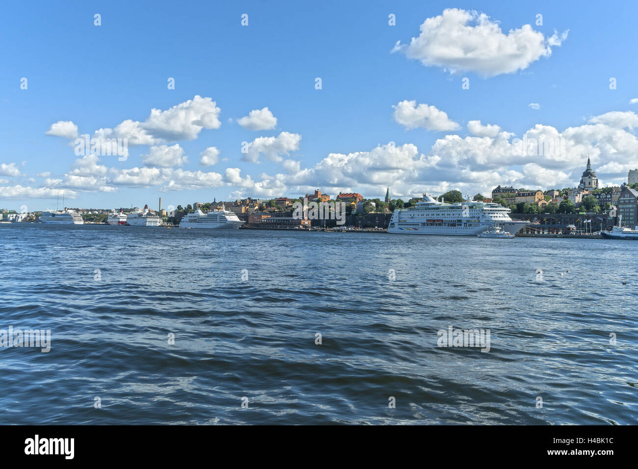 Sweden, view at the harbour Stockholm Stock Photo - Alamy