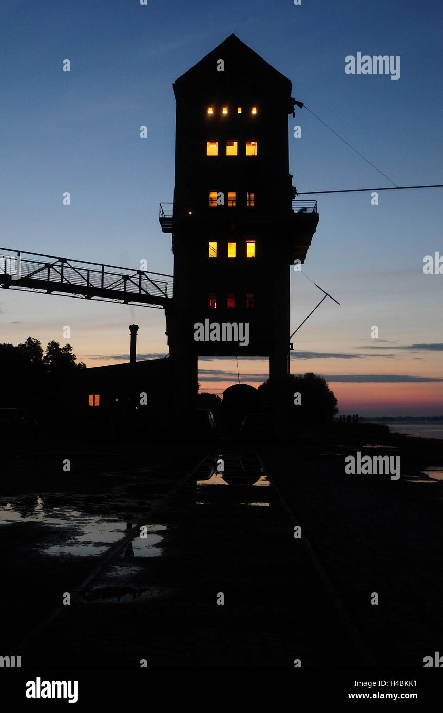 Gross Neuendorf an der Oder, harbour Stock Photo - Alamy