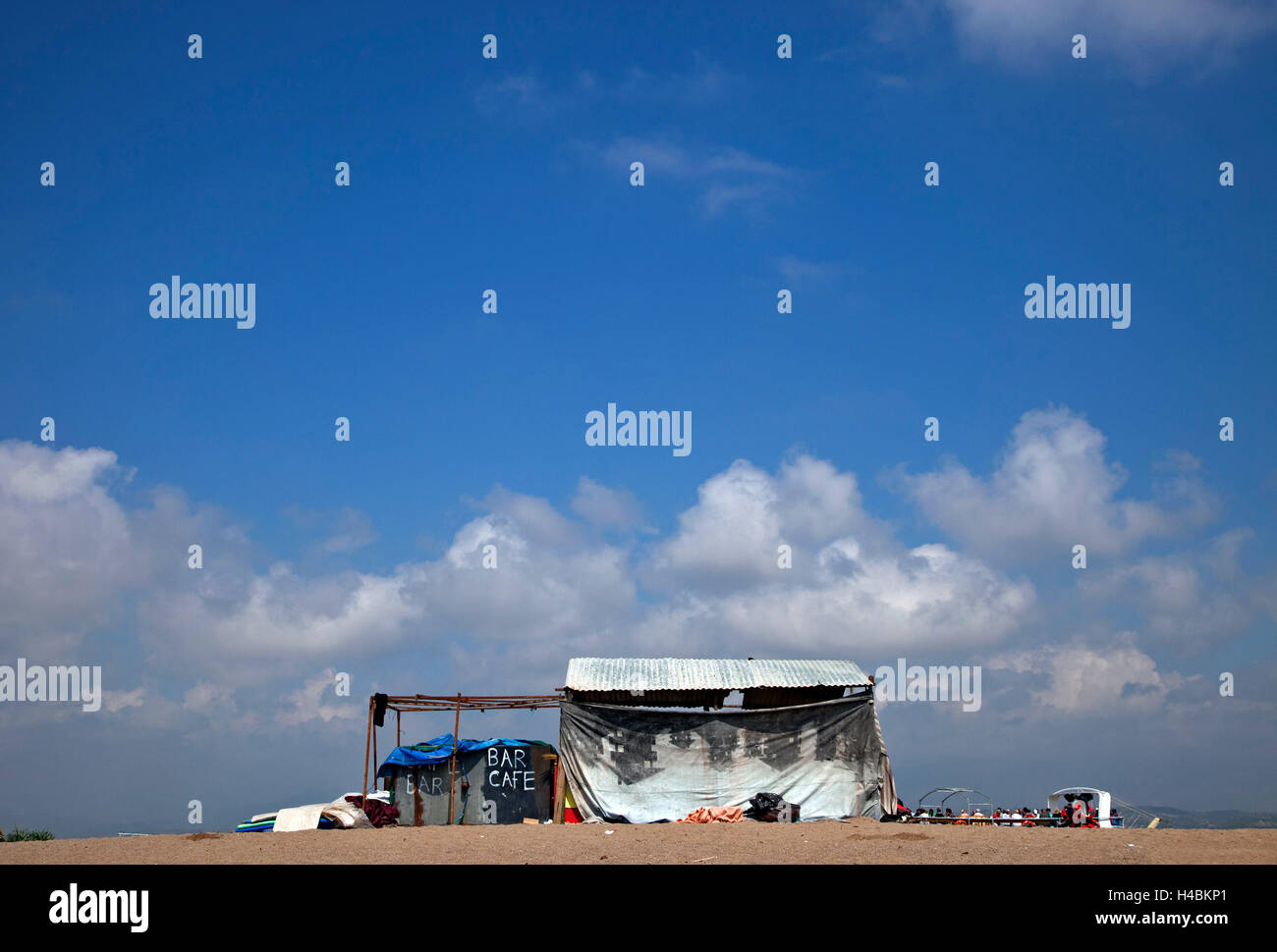 Turkey, Manavgat, beach, hut Stock Photo - Alamy