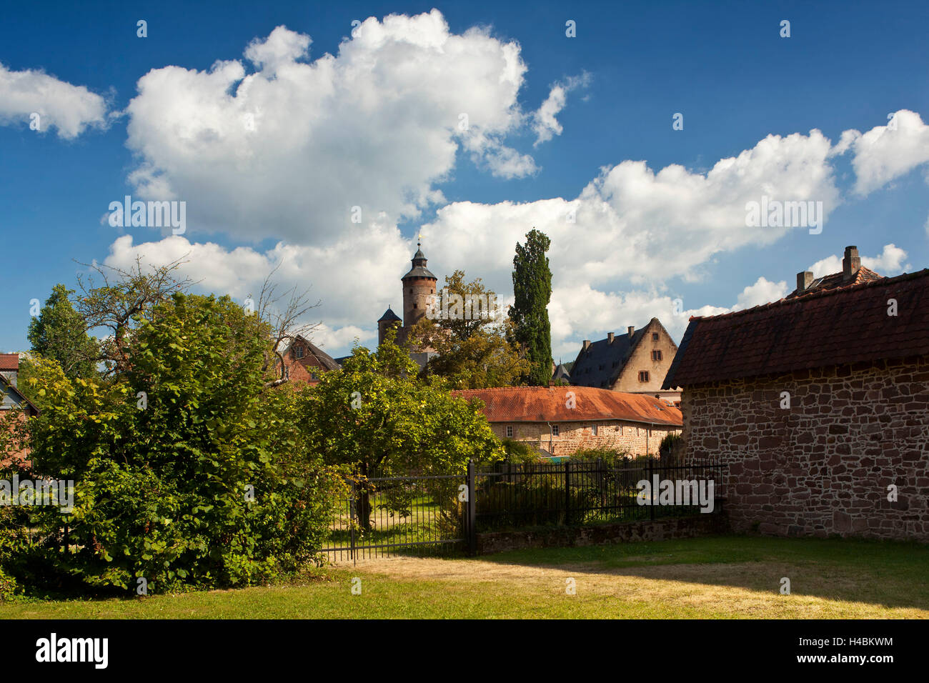 Germany, Hesse, Wetterau, Büdingen, castle Stock Photo - Alamy